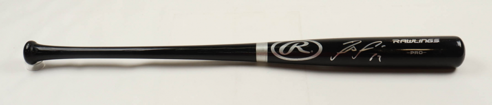 Ronald Acuna Jr. Signed Rawlings Pro Baseball Bat (JSA & Acuna ...