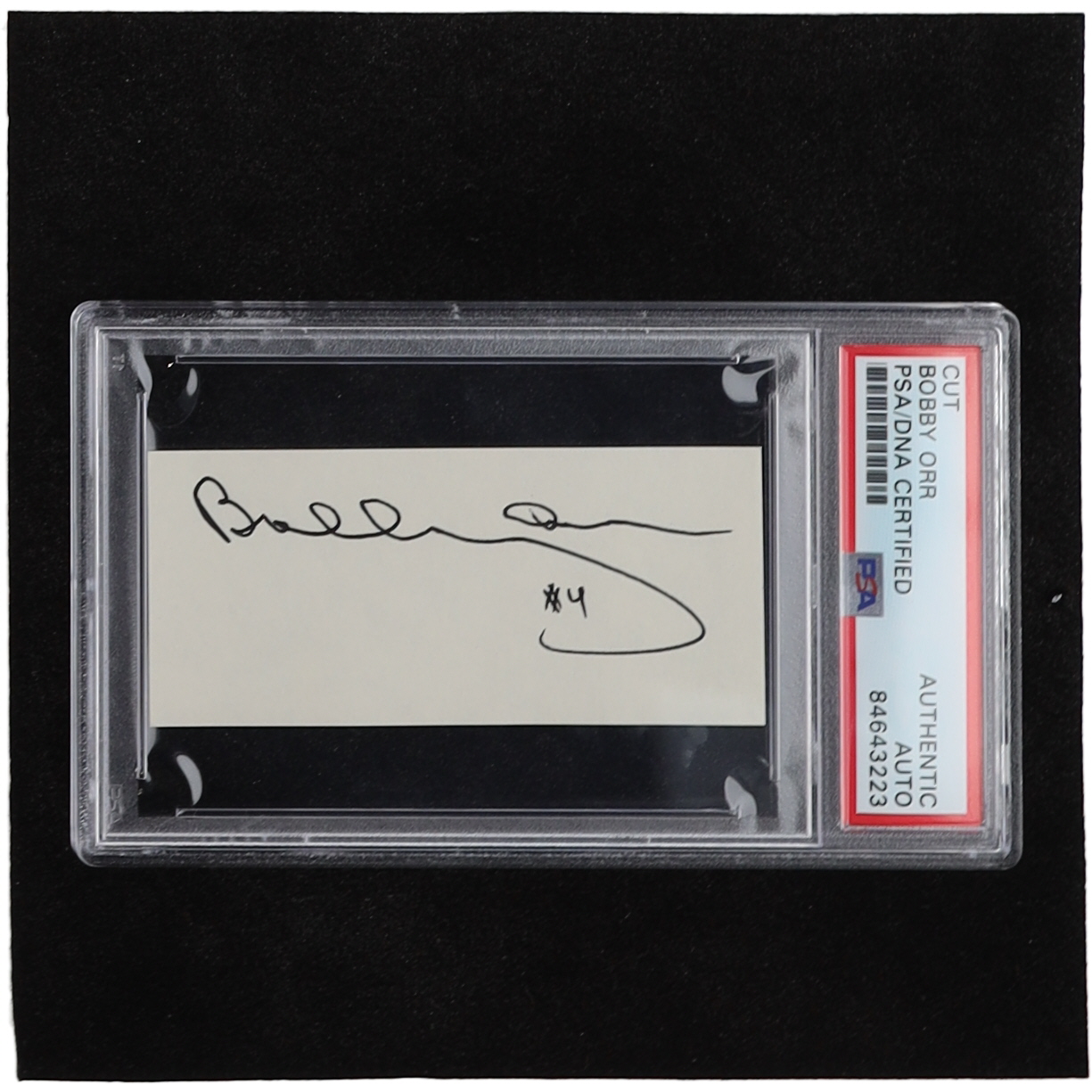Bobby Orr Signed Cut (PSA) | Pristine Auction