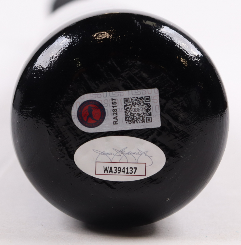 Ronald Acuna Jr. Signed Rawlings Pro Baseball Bat Inscribed "La Bestia ...