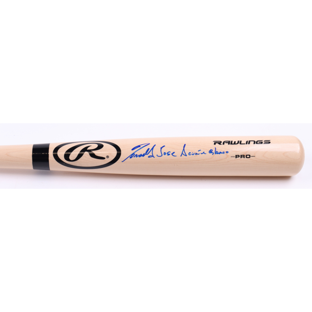 Ronald Acuna Jr. Signed Rawlings Baseball Bat (JSA & Acuna Jr ...