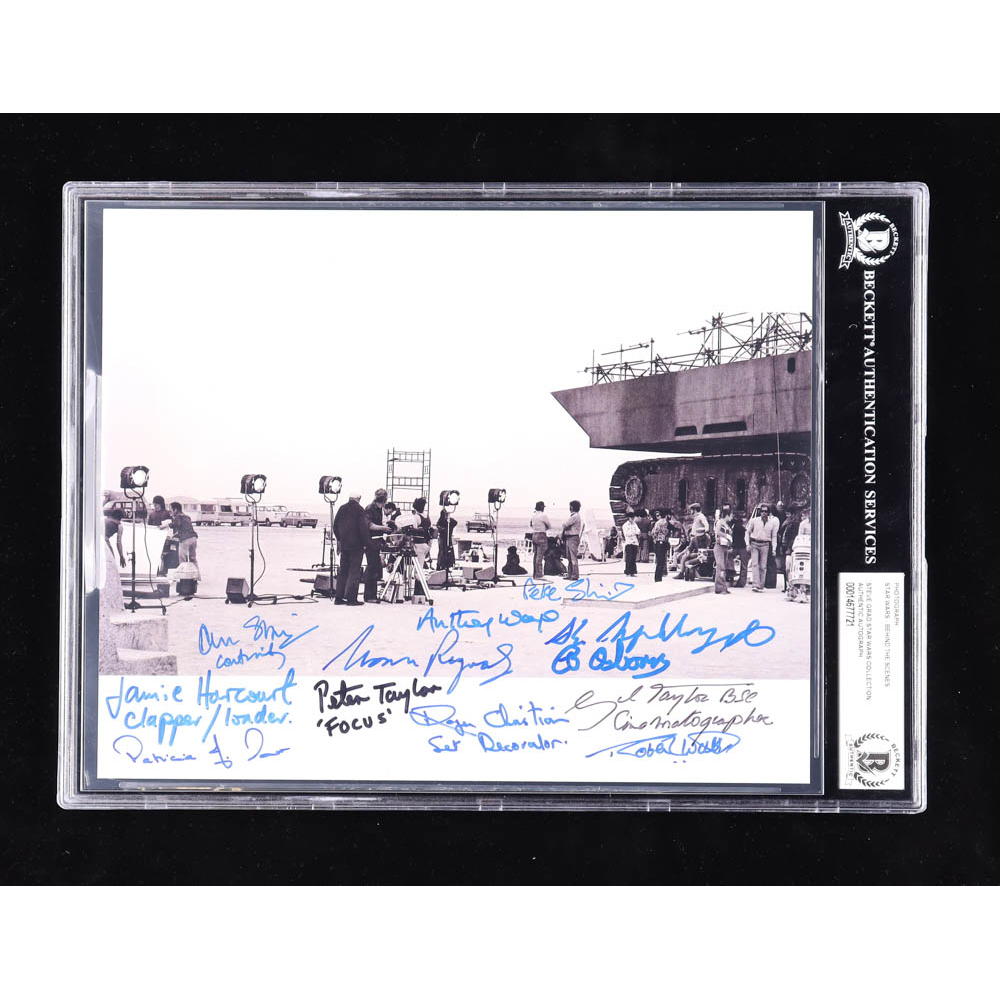 "Star Wars" 8x10 Photo Signed by (12) with Gilbert Taylor, Roger ...