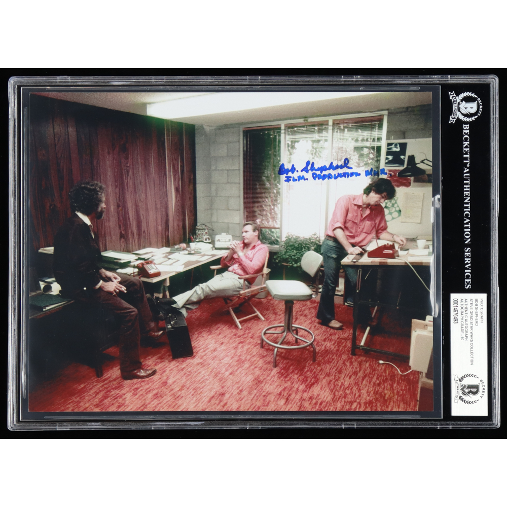 Bob Shepherd Signed 8x10 Photo Inscribed "ILM Production Mgr" (Beckett ...