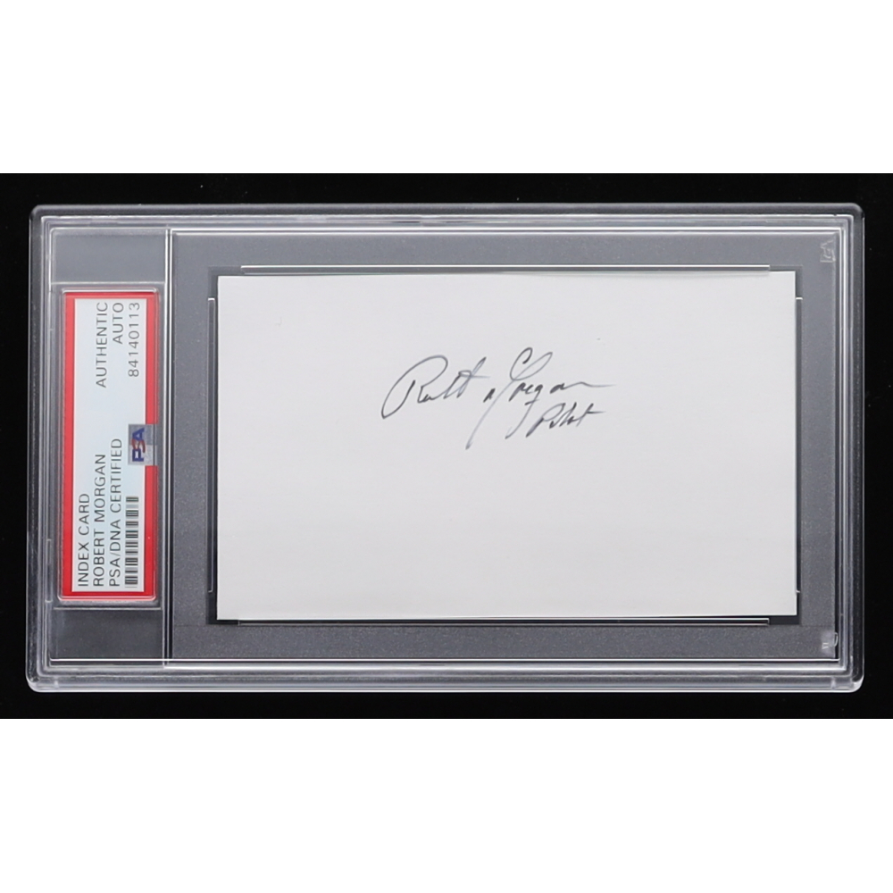 Robert Morgan Signed Cut (PSA) | Pristine Auction
