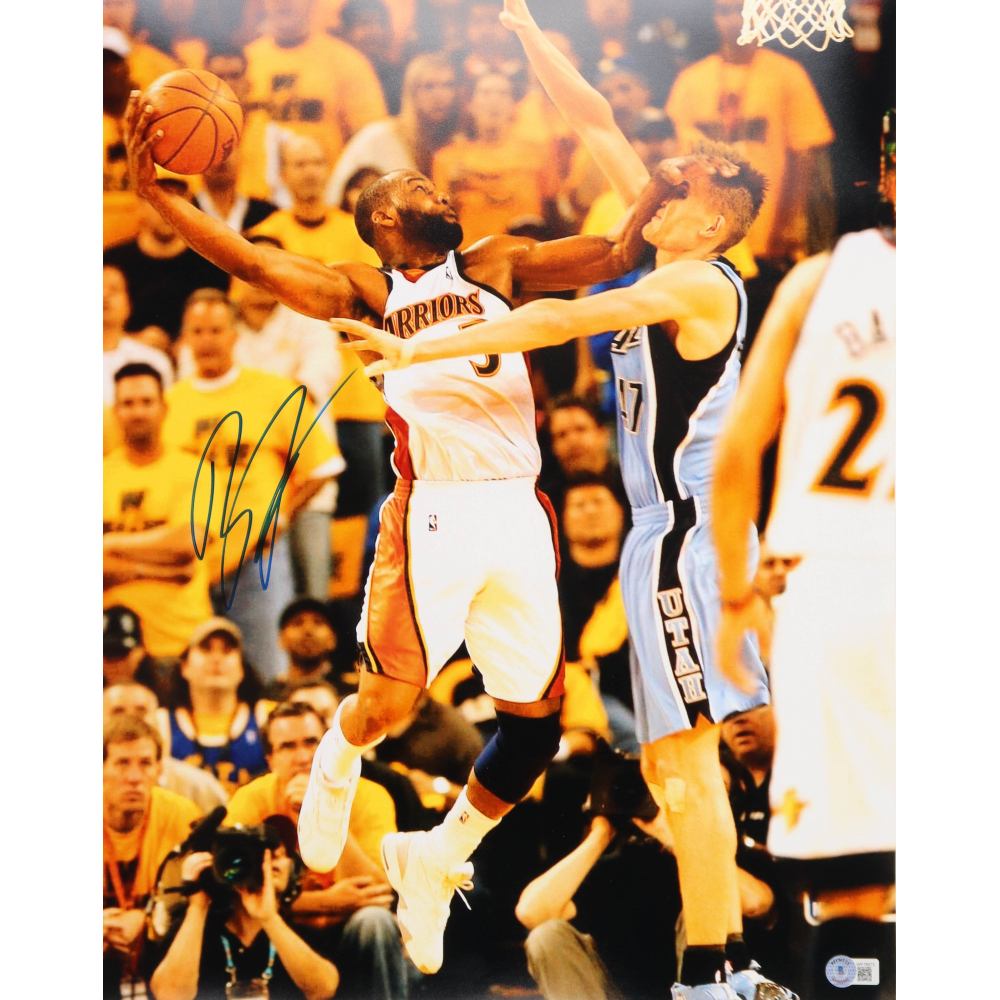 Baron Davis Signed Warriors 16x20 Photo (Beckett) | Pristine Auction