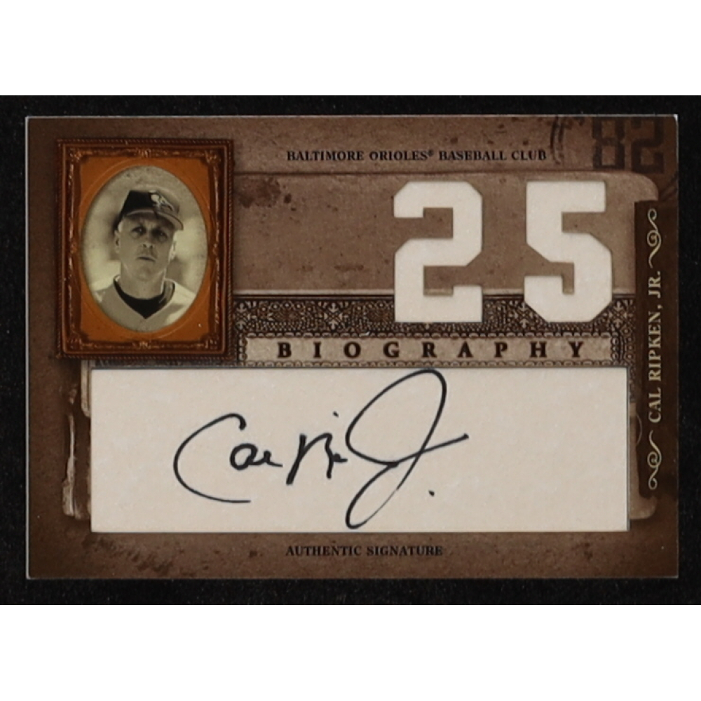 Cal Ripken 2005 Biography Cal Ripken HR Autograph #25 | Pristine Auction
