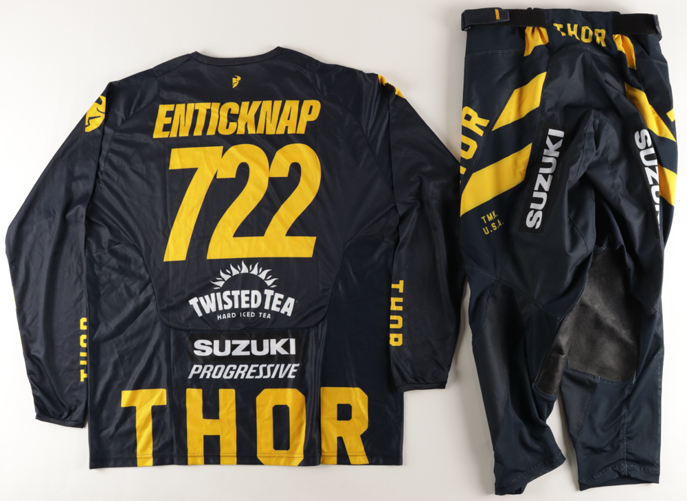 Adam Enticknap Race Issued Uniform with Jersey & Pants | Pristine Auction