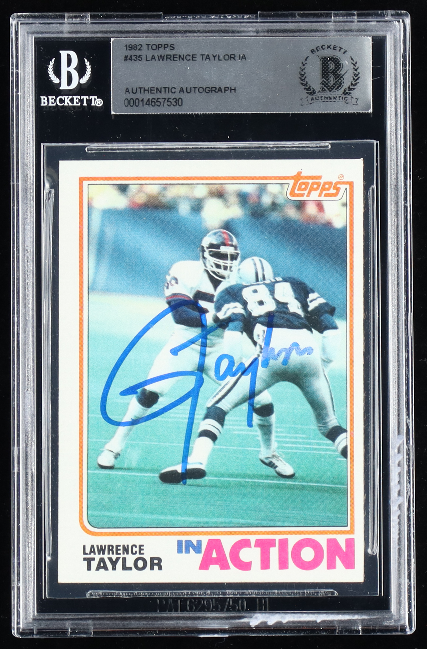 Lawrence Taylor Signed 1982 Topps IA #435 (BGS) | Pristine Auction