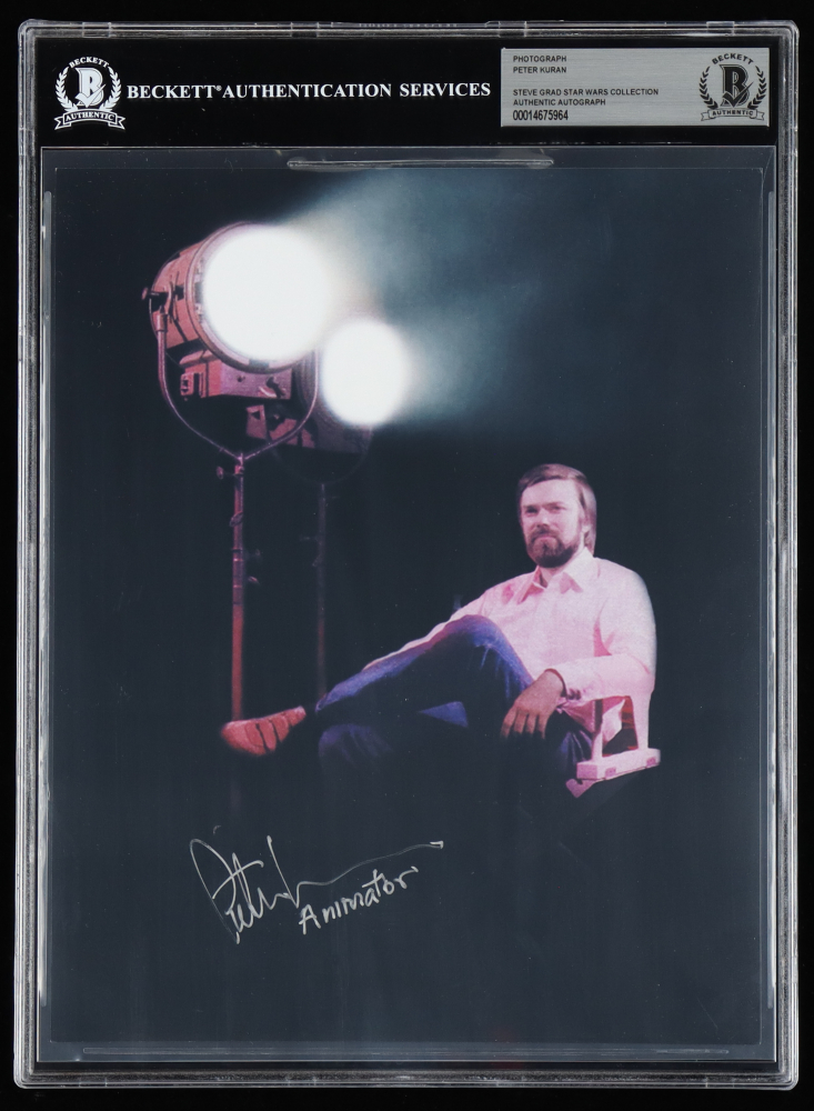 Peter Kuran Signed 8x10 Photo Inscribed "Animator" (Beckett) | Pristine ...