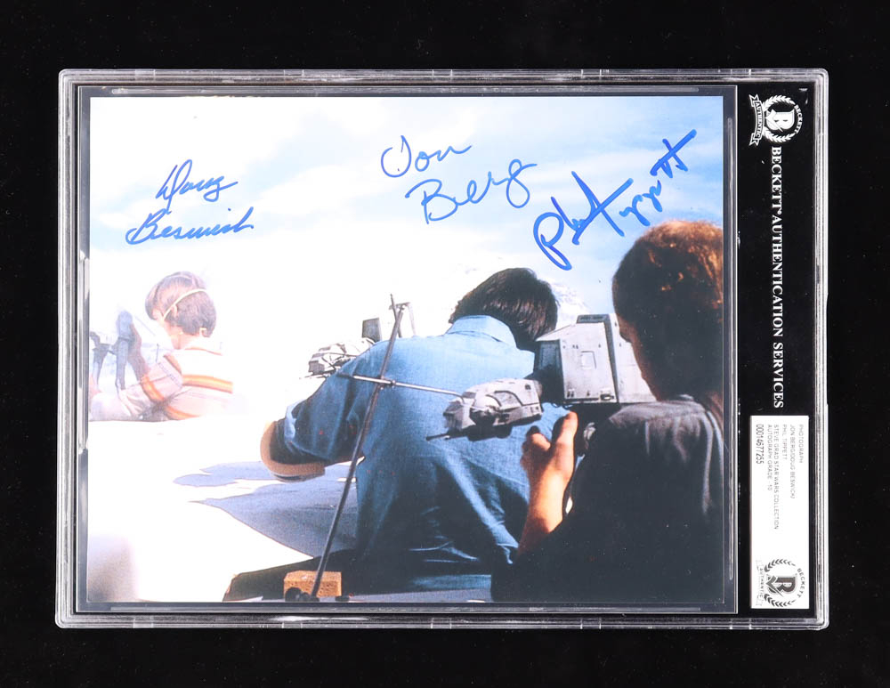 Jon Berg, Doug Beswick & Phil Tippett Signed "Star Wars: Empire Strikes ...