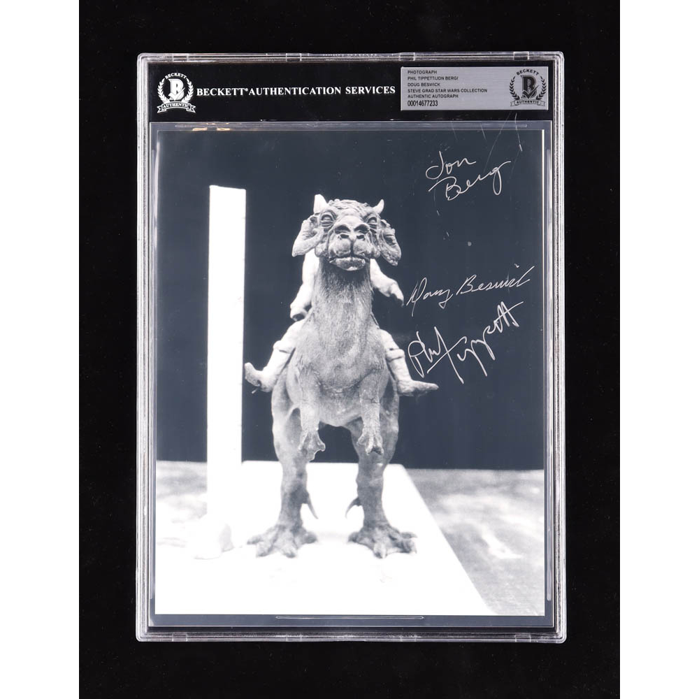Phil Tippett, Jon Berg & Doug Beswick Signed "Star Wars: Empire Strikes ...