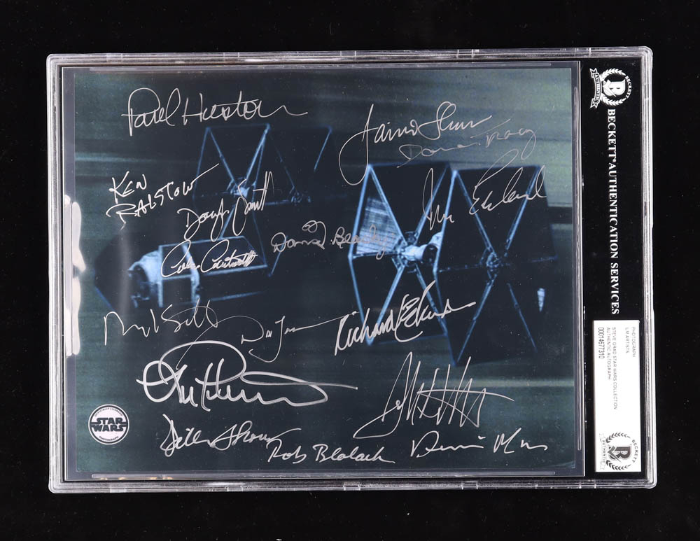 "Star Wars" 8x10 Photo Signed by (16) with Dennis Muren, Paul Huston ...