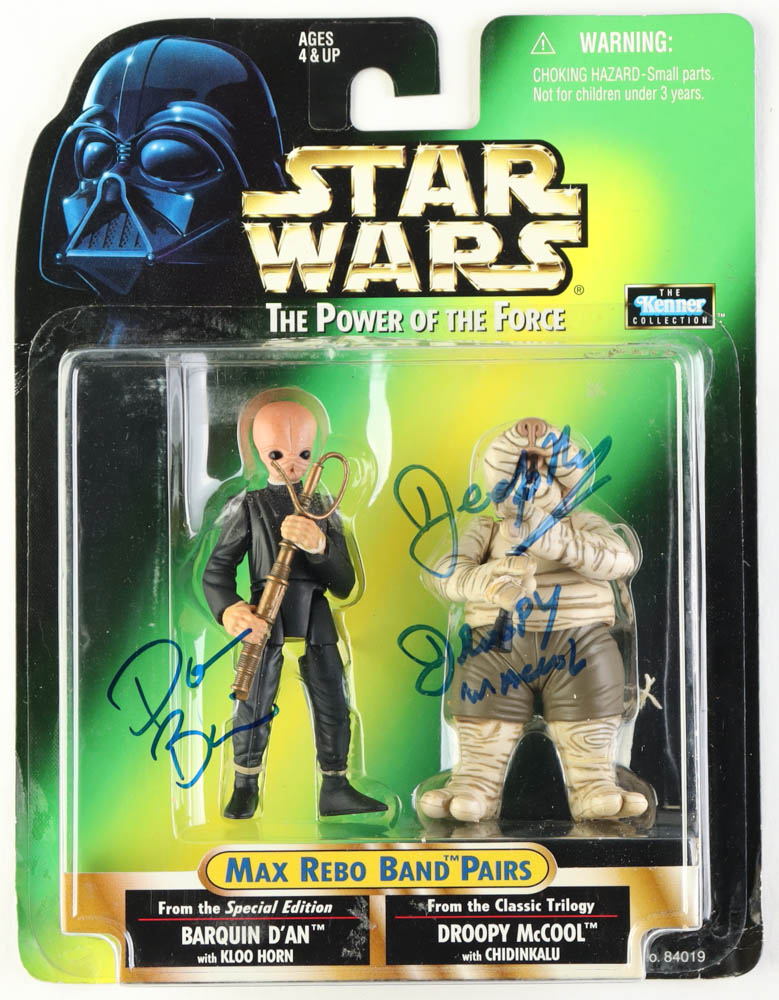 Don Bies & Deep Roy Signed "STAR WARS: The Power Of The Force" Max Rebo ...