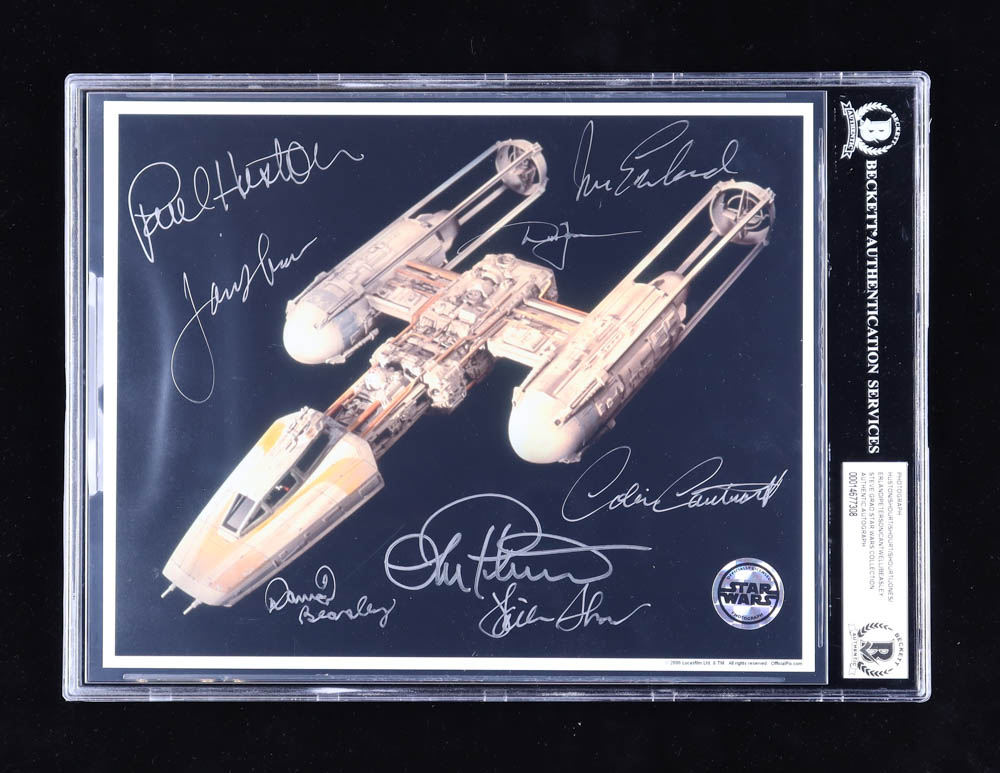 "Star Wars" 8x10 Photo Signed by (8) with Paul Huston, Colin Cantwell ...