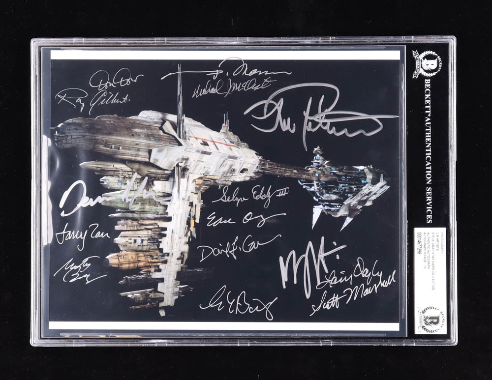 "Star Wars" 8x10 Photo Signed by (15) with Nilo Rodis-Jamero, Charlie ...