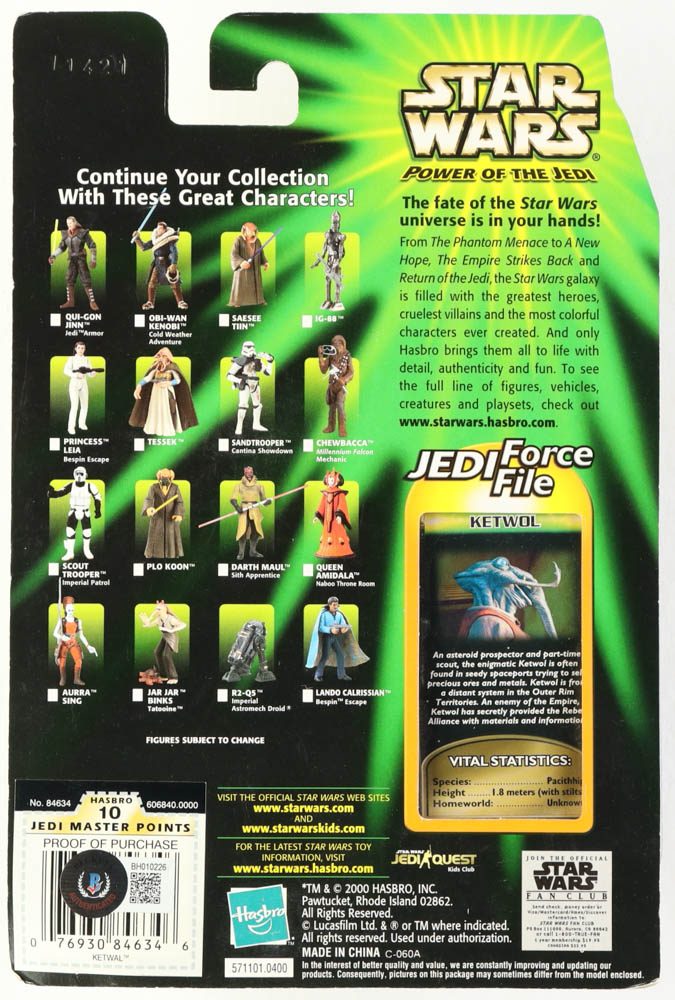 Howie Weed Signed "STAR WARS: The Power Of The Jedi" Ketwol Action ...