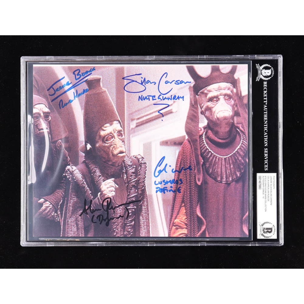 "Star Wars: Episode I- The Phantom Menace" 8x10 Photo Signed by (4 ...