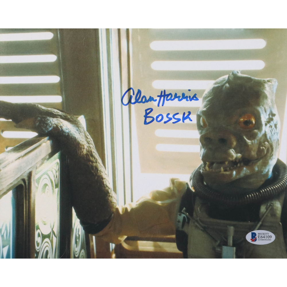 Alan Harris Signed "Star Wars" 8x10 Photo Inscribed "Bossk" (Beckett ...