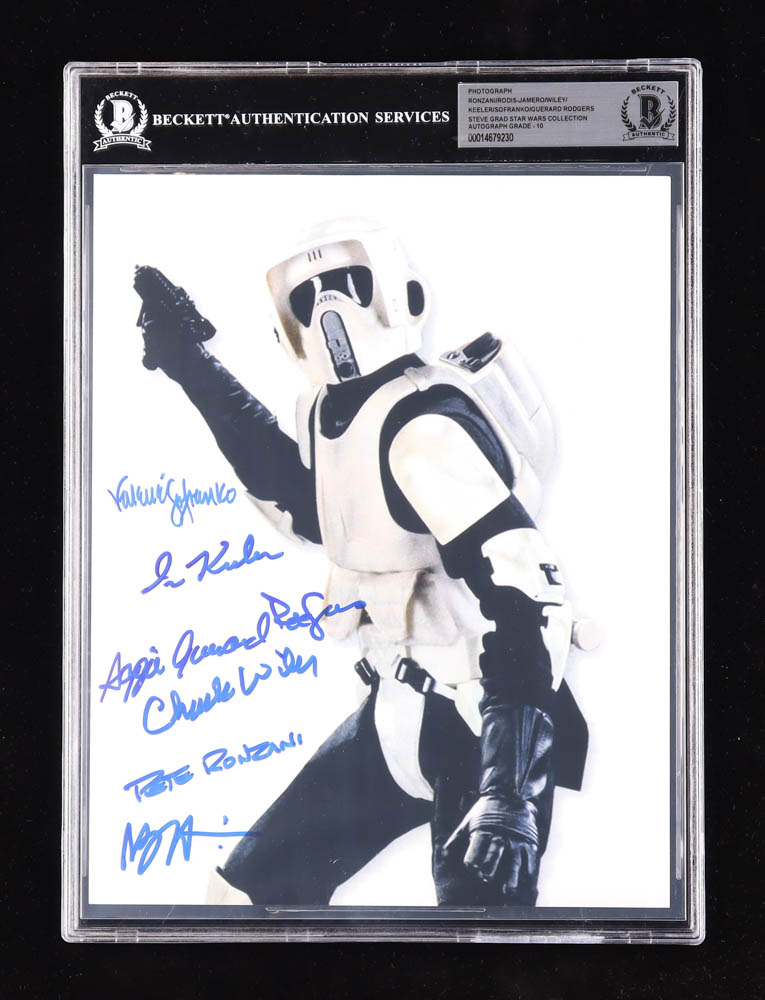 "Star Wars: Episode VI- Return of the Jedi" 8x10 Photo Signed by (6 ...