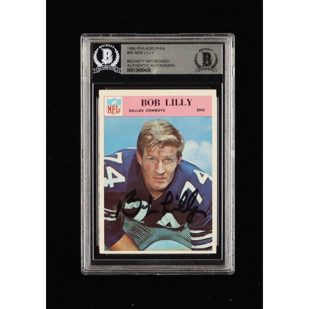 Bob Lilly Signed 1966 Philadelphia #60 (BGS) | Pristine Auction