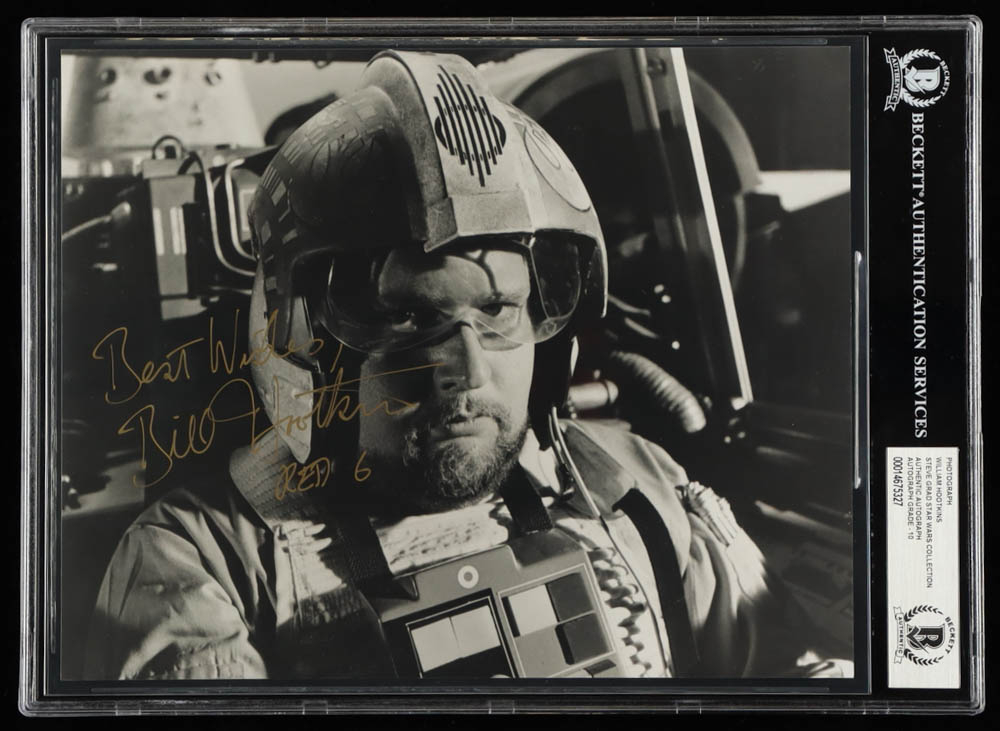 William Hootkins Signed "Star Wars: A New Hope" 8x11 Photo Inscribed ...