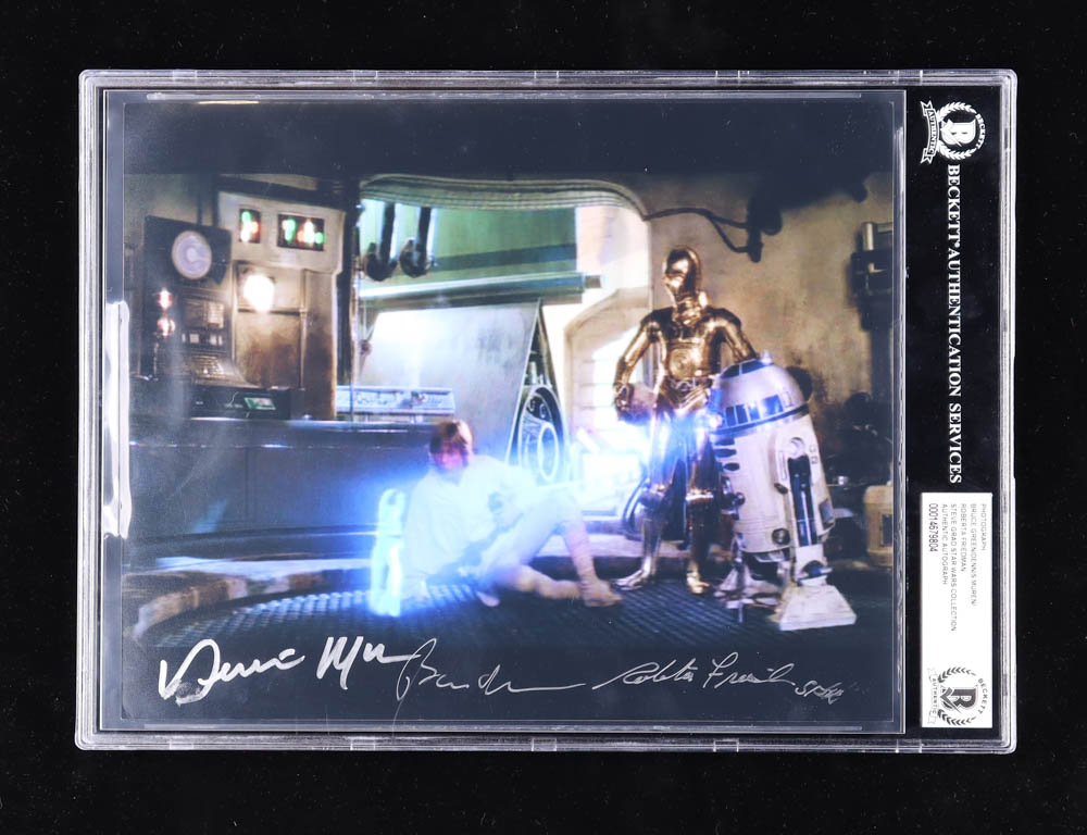 Bruce Green, Dennis Muren & Roberta Friedman Signed "Star Wars: Episode IV- A New Hope" 8x10 ...