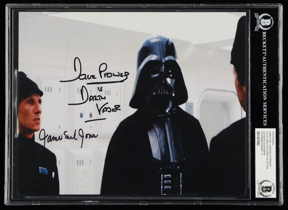 James Earl Jones & David Prowse Signed "Star Wars: A New Hope" 8x11 ...