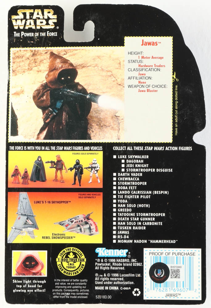 Tim Donaldson Signed "STAR WARS: The Power Of The Force" Jawas Action ...