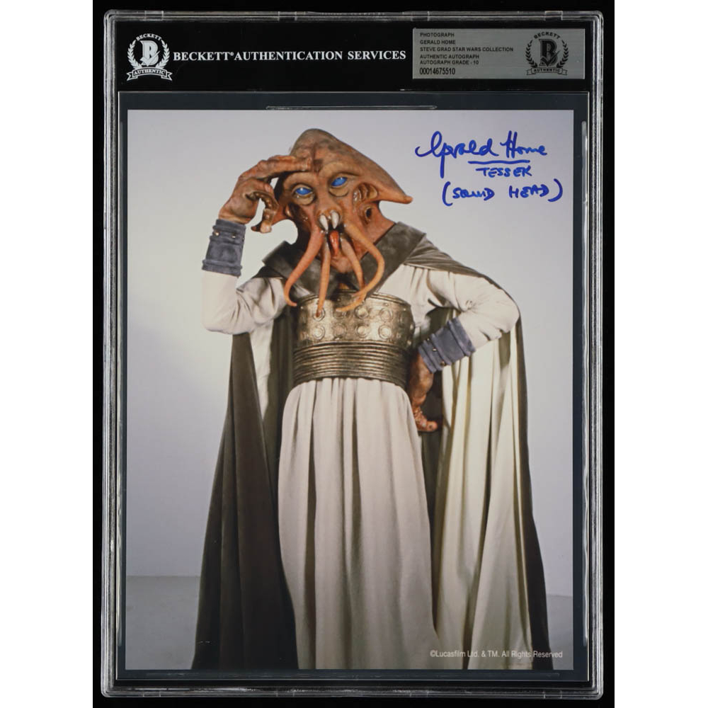 Gerald Home Signed "Star Wars: Episode VI - Return of the Jedi" 8x10 ...