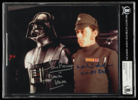 David Prowse & Leslie Schofield Signed "Star Wars: A New Hope" 8x11 ...