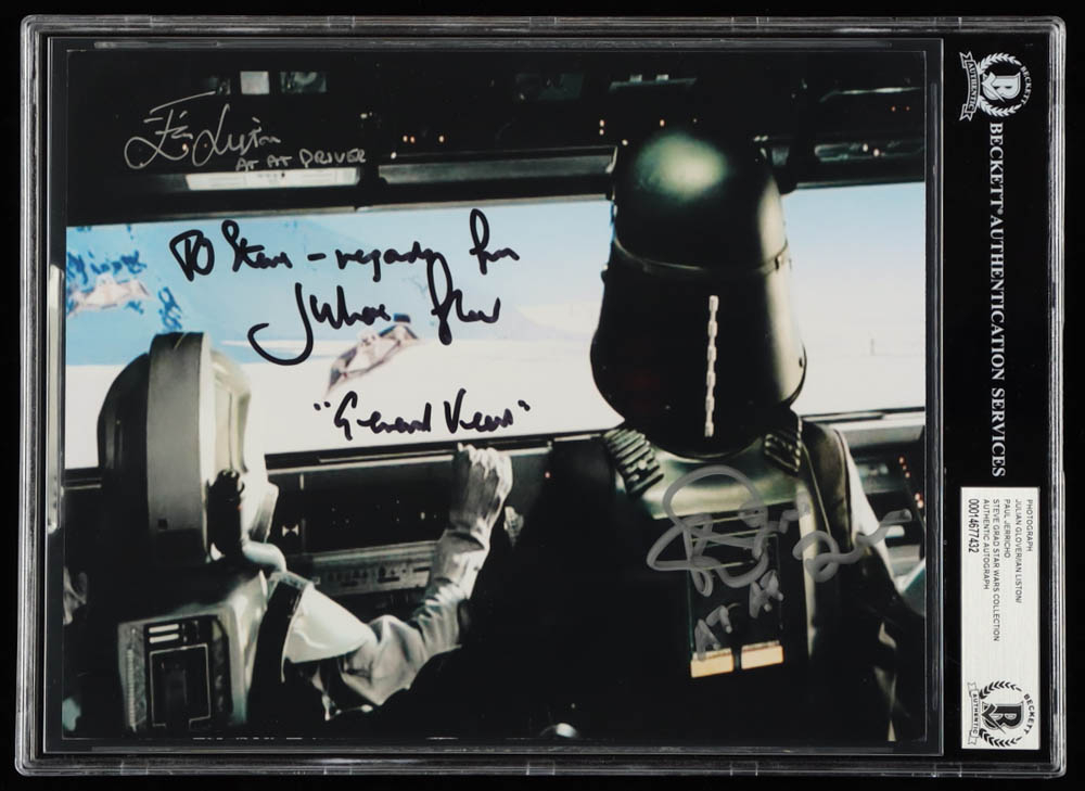 Julian Glover, Ian Liston, & Paul Jerricho Signed "Star Wars: The ...