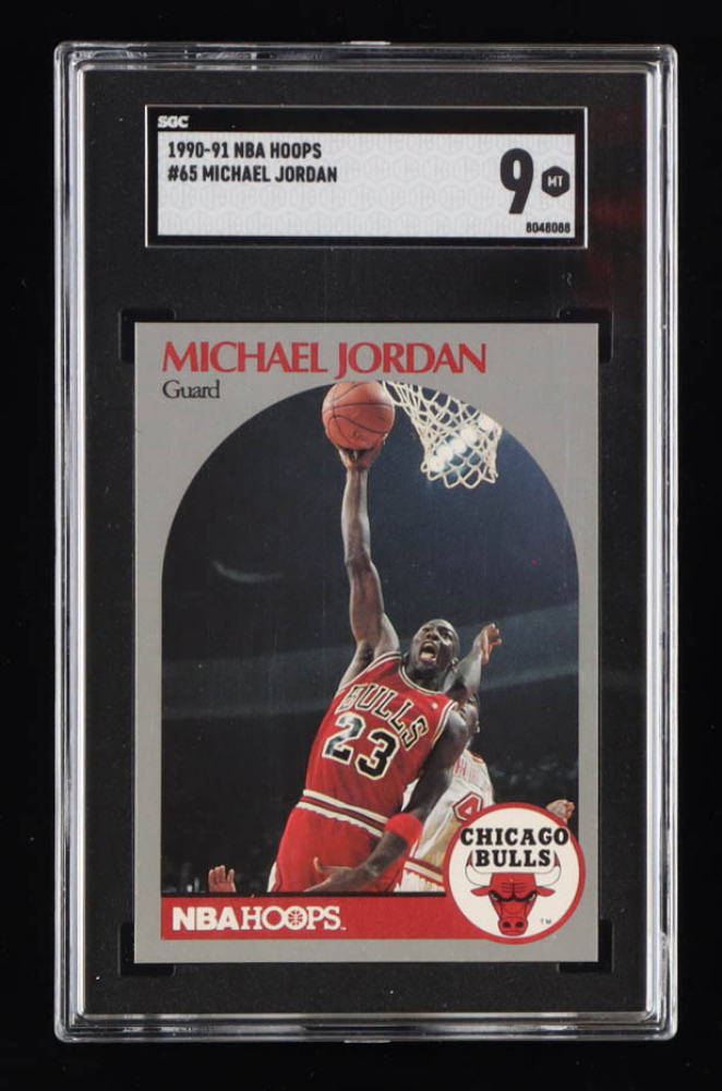 Michael Jordan 1990-91 Hoops #65 (SGC 9) | Pristine Auction
