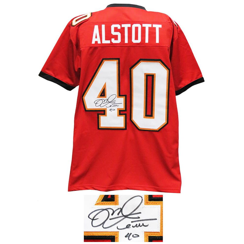 Mike Alstott Signed Jersey (Schwartz) | Pristine Auction
