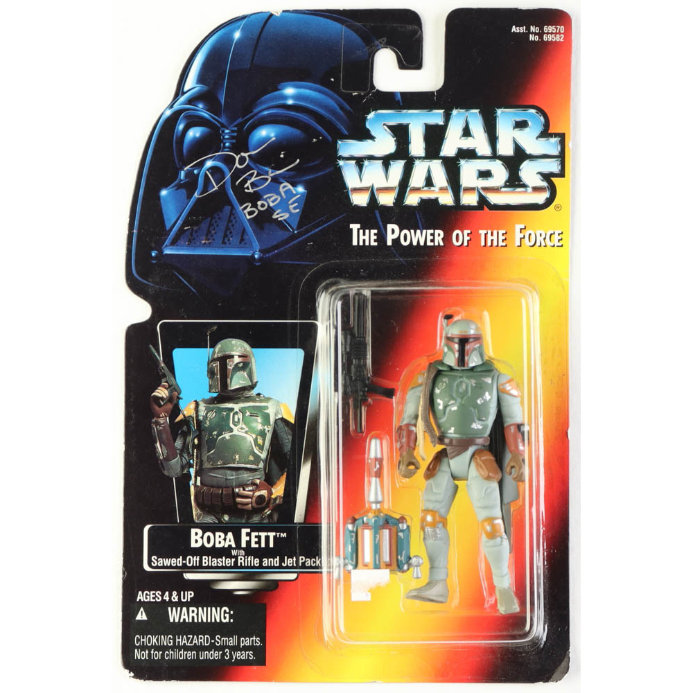 Don Bies Signed "STAR WARS: The Power Of The Force" Boba Fett Action ...