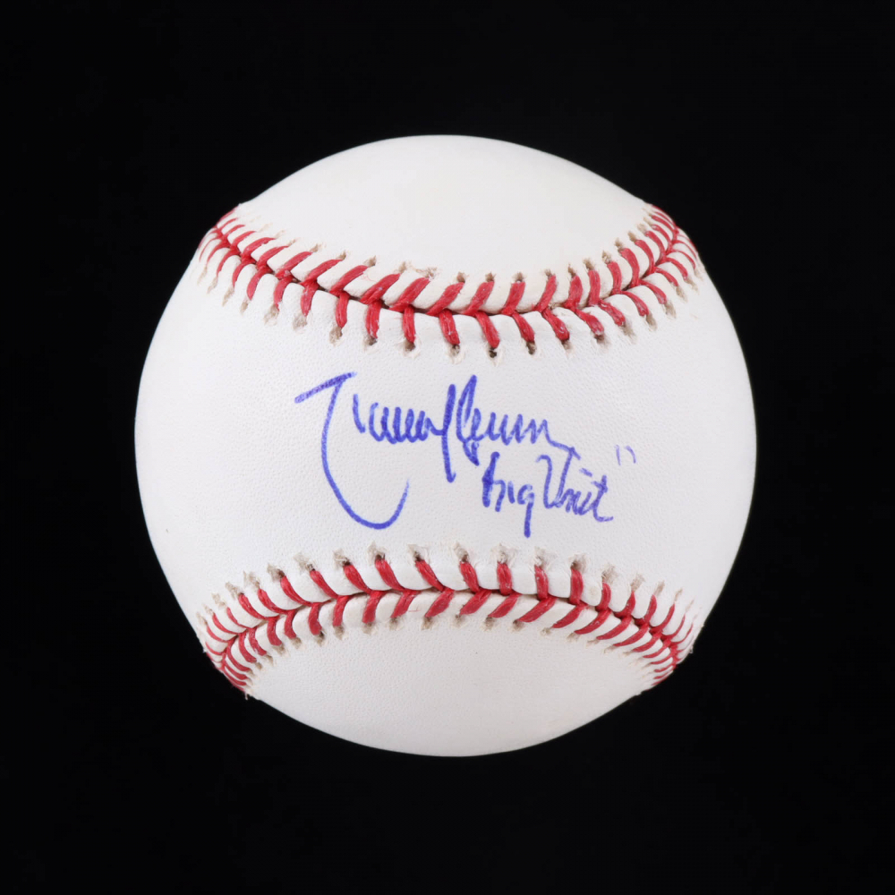 Randy Johnson Signed OML Baseball Inscribed "Big Unit" (TriStar ...