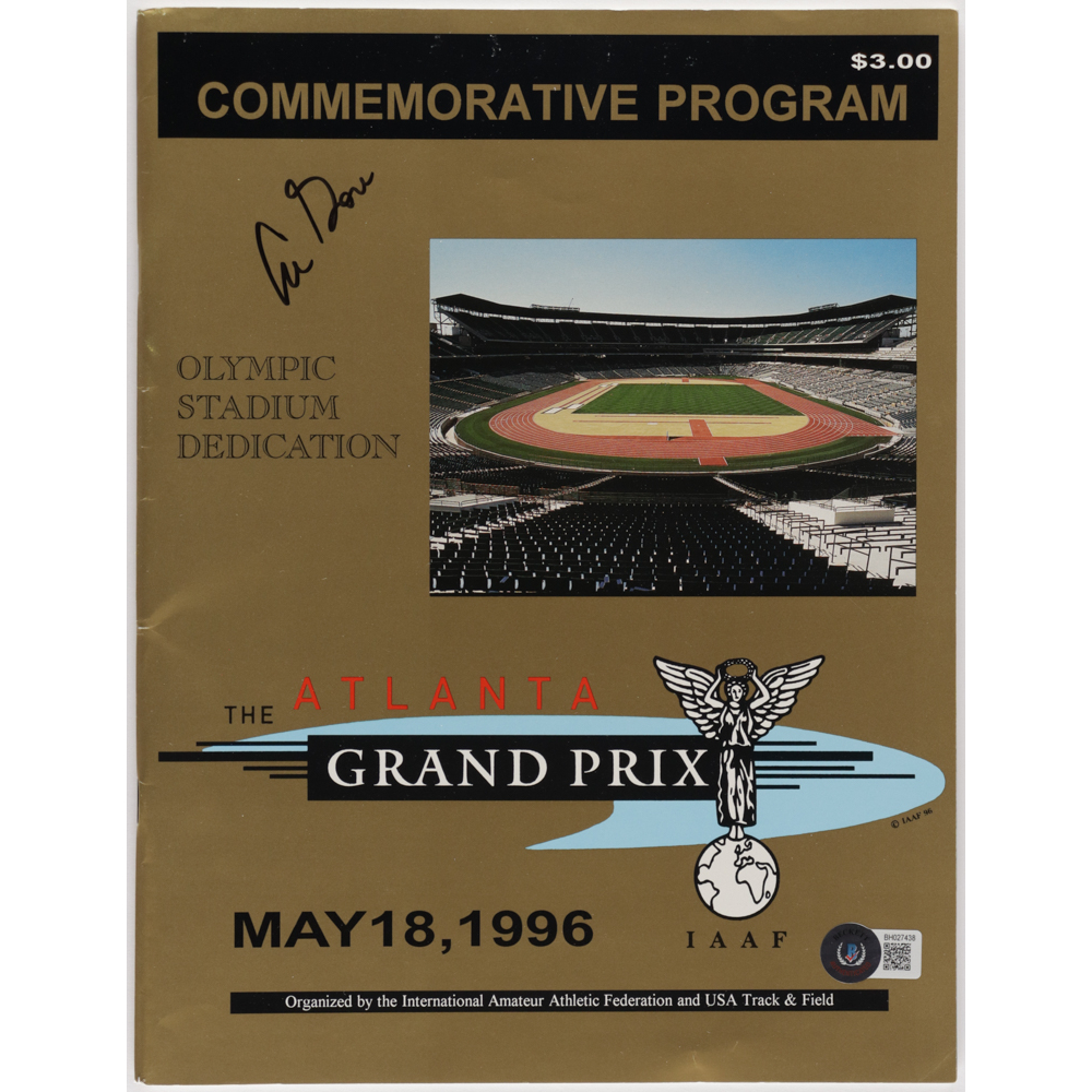 Al Gore Signed 1996 Olympic Stadium Dedication Program (Beckett ...