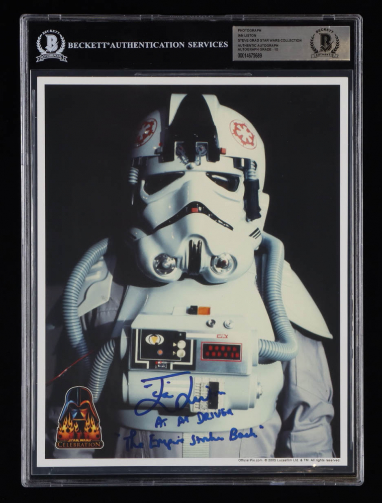 Ian Liston Signed "Star Wars: The Empire Strikes Back" 8x10 Photo ...