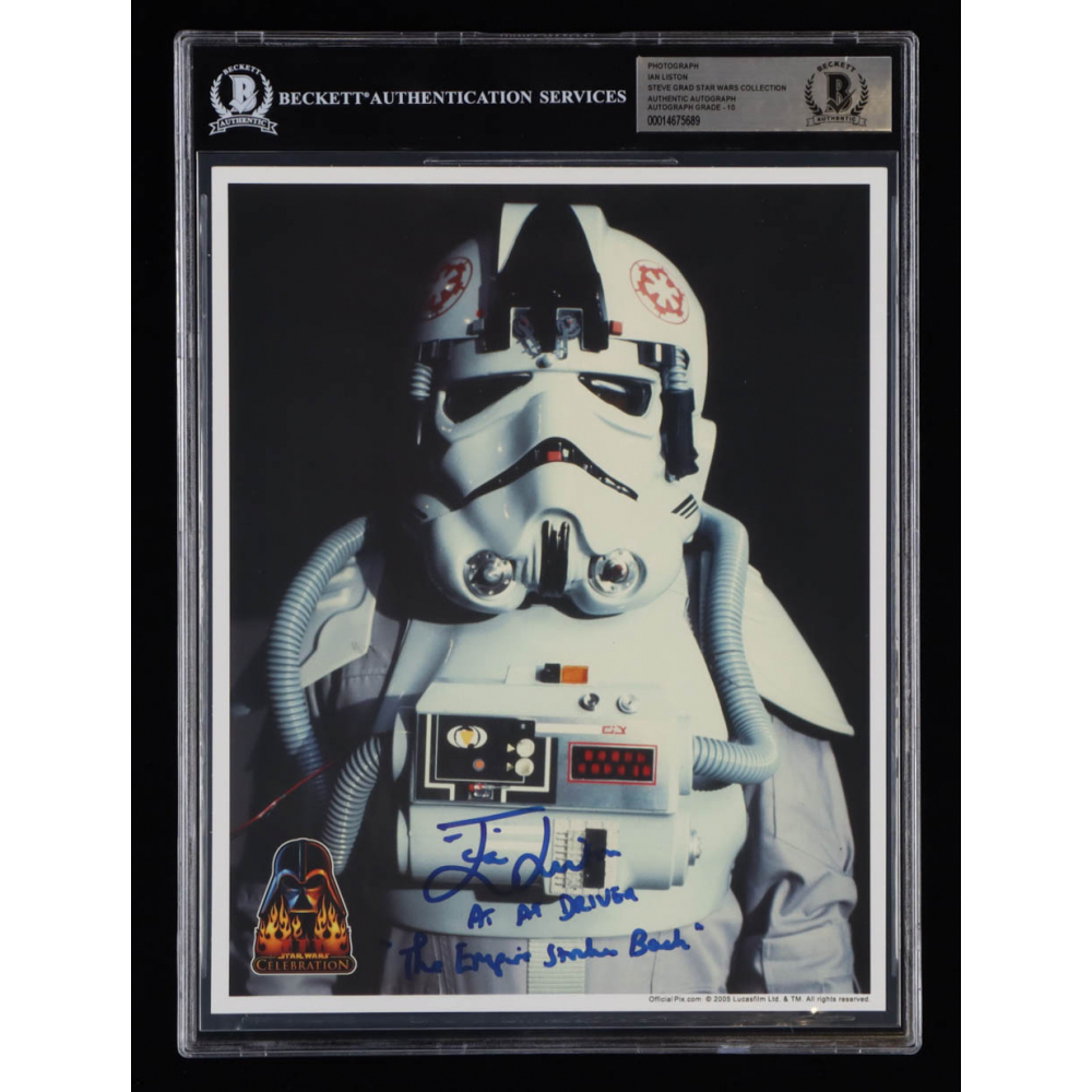 Ian Liston Signed "Star Wars: The Empire Strikes Back" 8x10 Photo ...