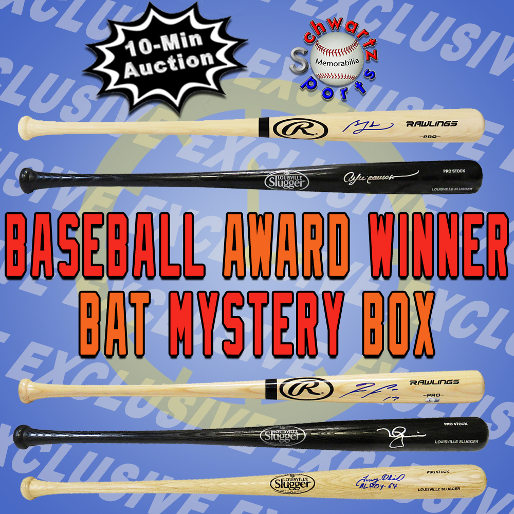 Schwartz Sports 10-Minute Auction – Baseball AWARD WINNER Signed Full ...