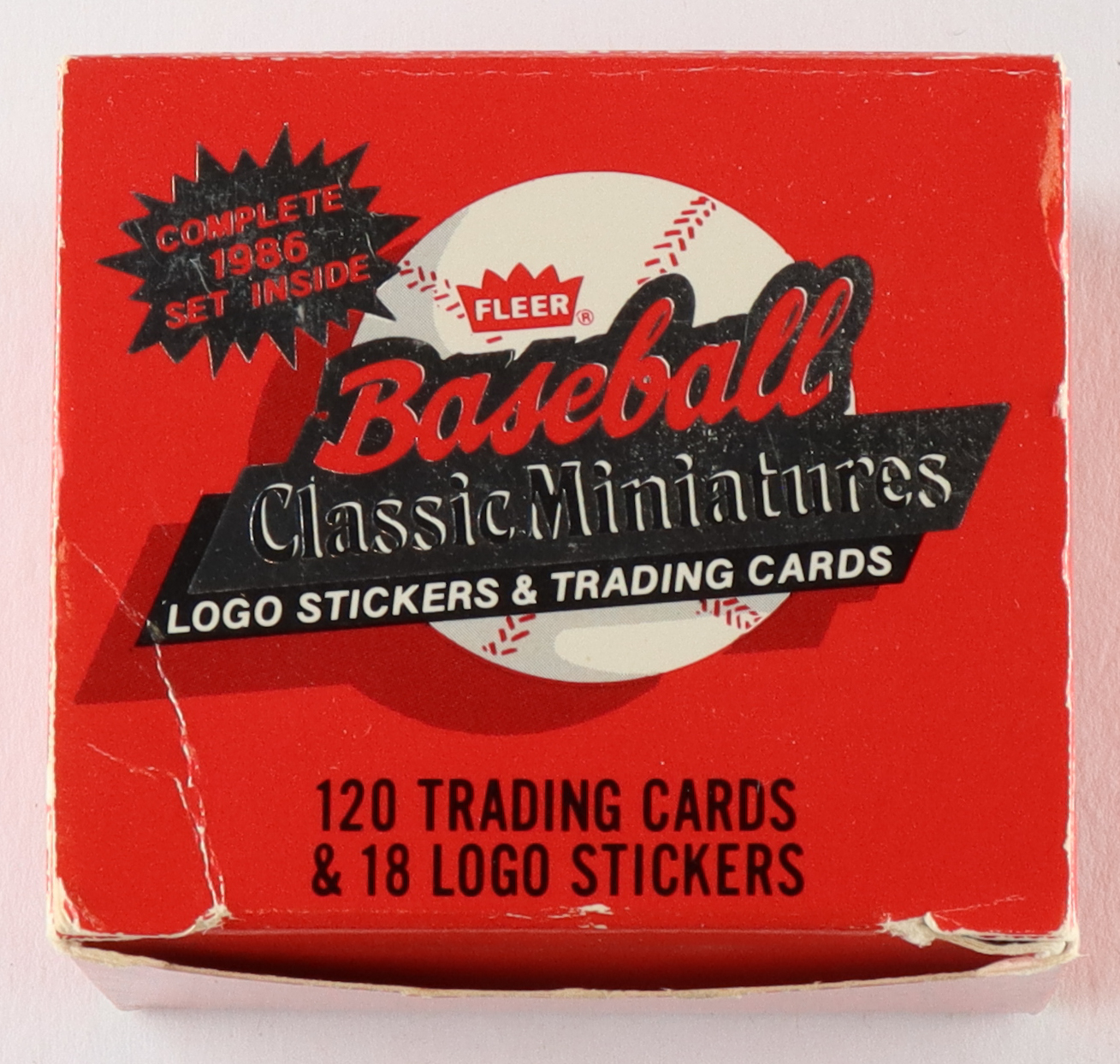 1986 Fleer Classic Miniatures Complete Set of (138) Baseball Cards ...