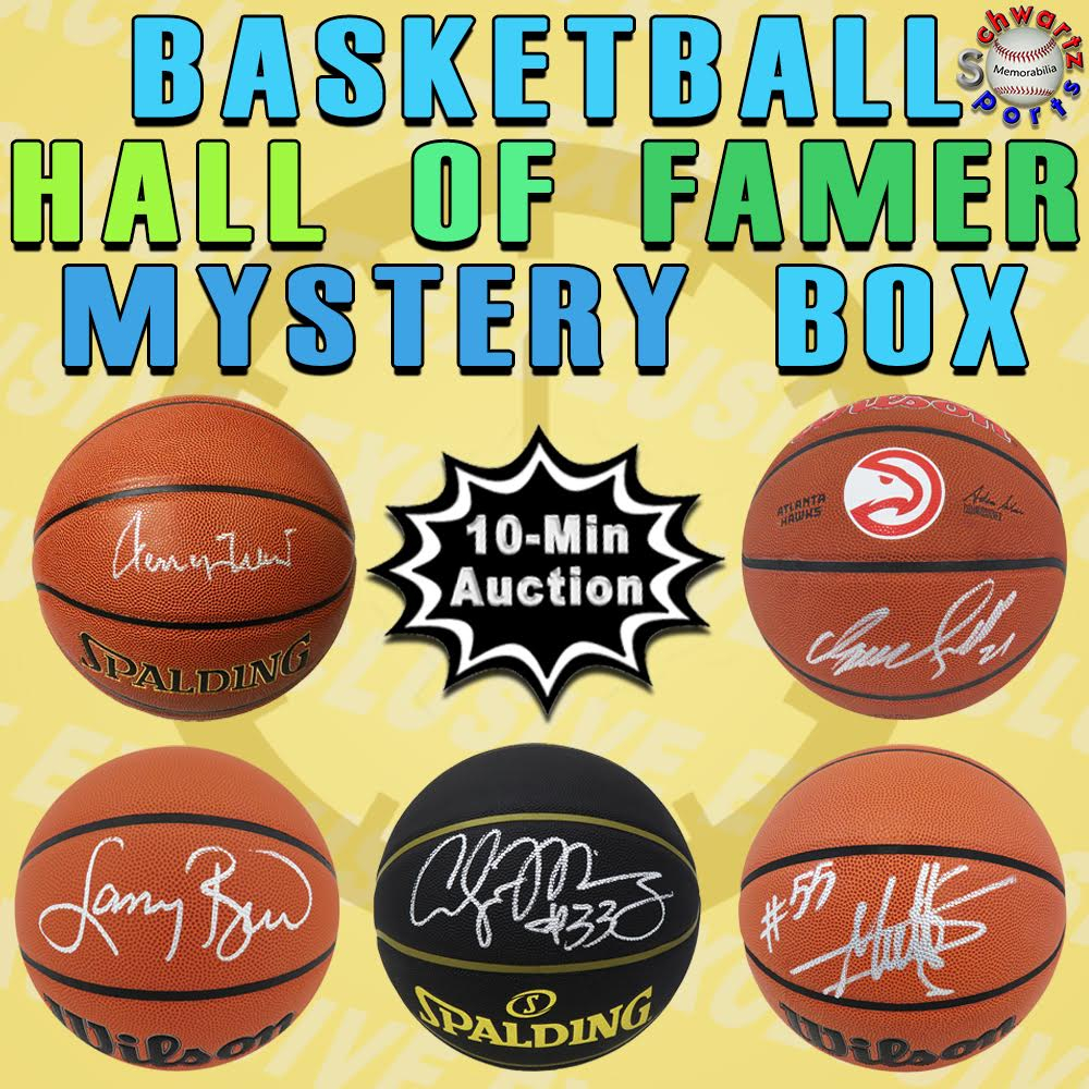 Schwartz Sports 10-Minute Auction - HALL OF FAMER Signed Basketball ...