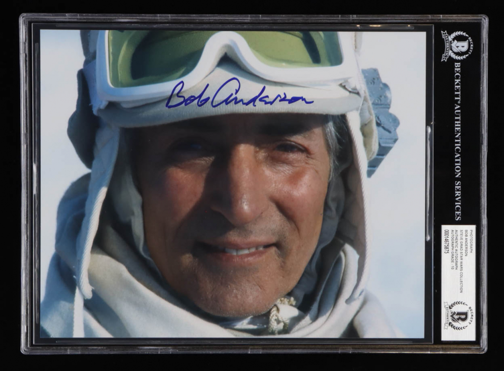 Bob Anderson Signed "Star Wars: The Empire Strikes Back" 8x10 Photo ...