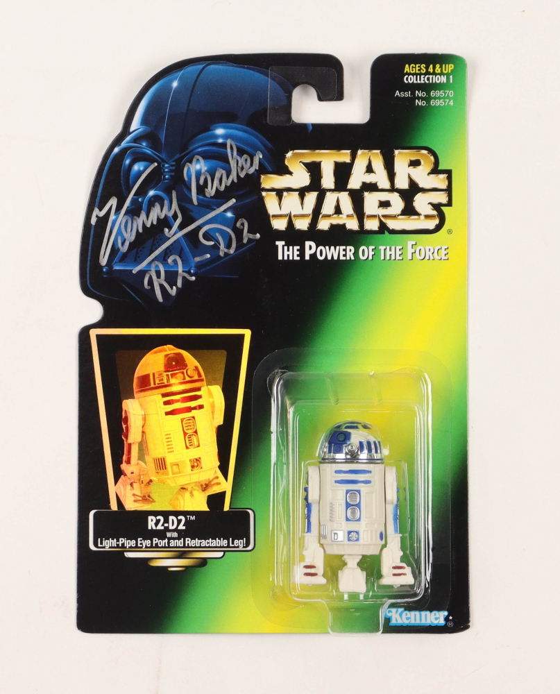 Kenny Baker Signed "STAR WARS: The Power of the Force" R2-D2 Action ...