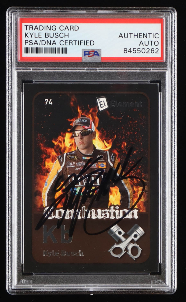 Kyle Busch Signed 2009 Element #74 C (PSA) | Pristine Auction
