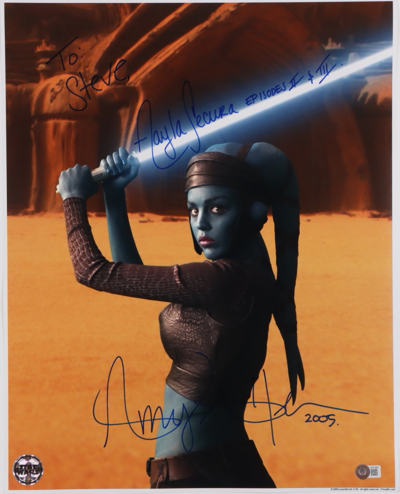 Amy Allen Signed "STAR WARS: Attack of the Clones" 16x20 Photo ...