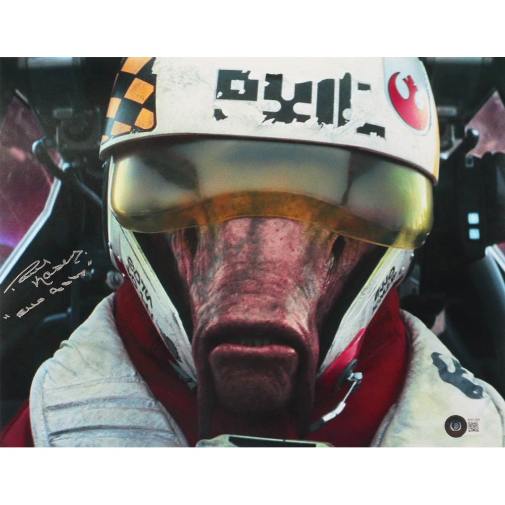 Paul Kasey Signed "Star Wars" 11x14 Photo Inscribed "Ello Asty ...