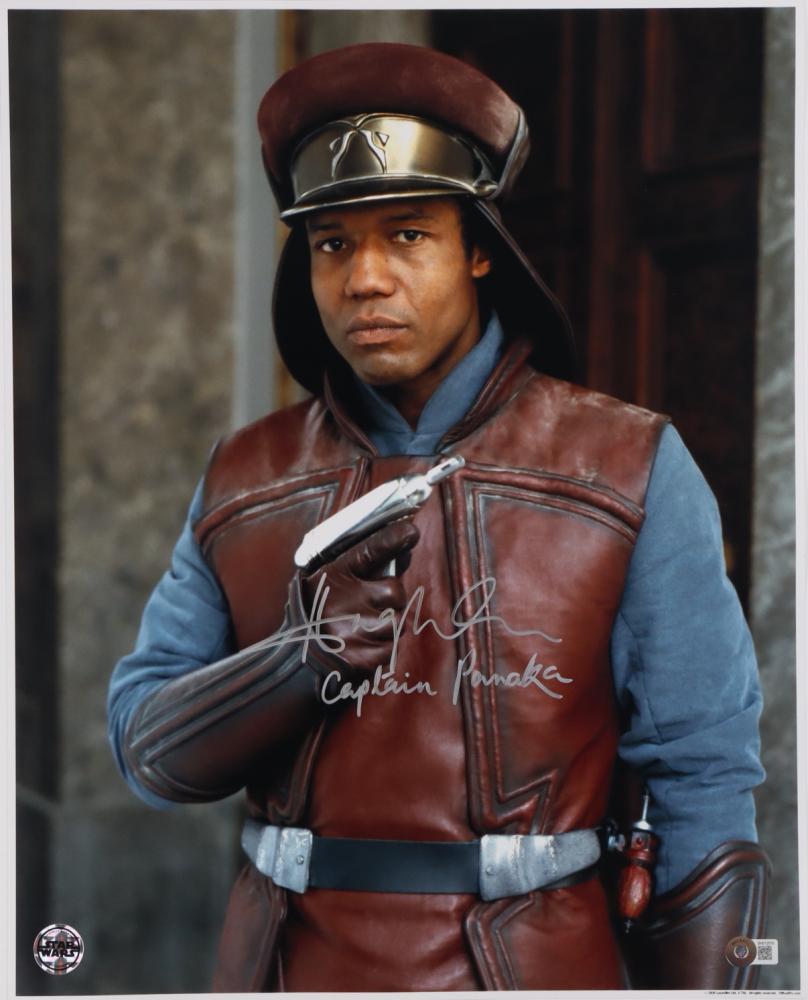 Hugh Quarshie Signed "STAR WARS: The Phantom Menace" 16x20 Photo ...