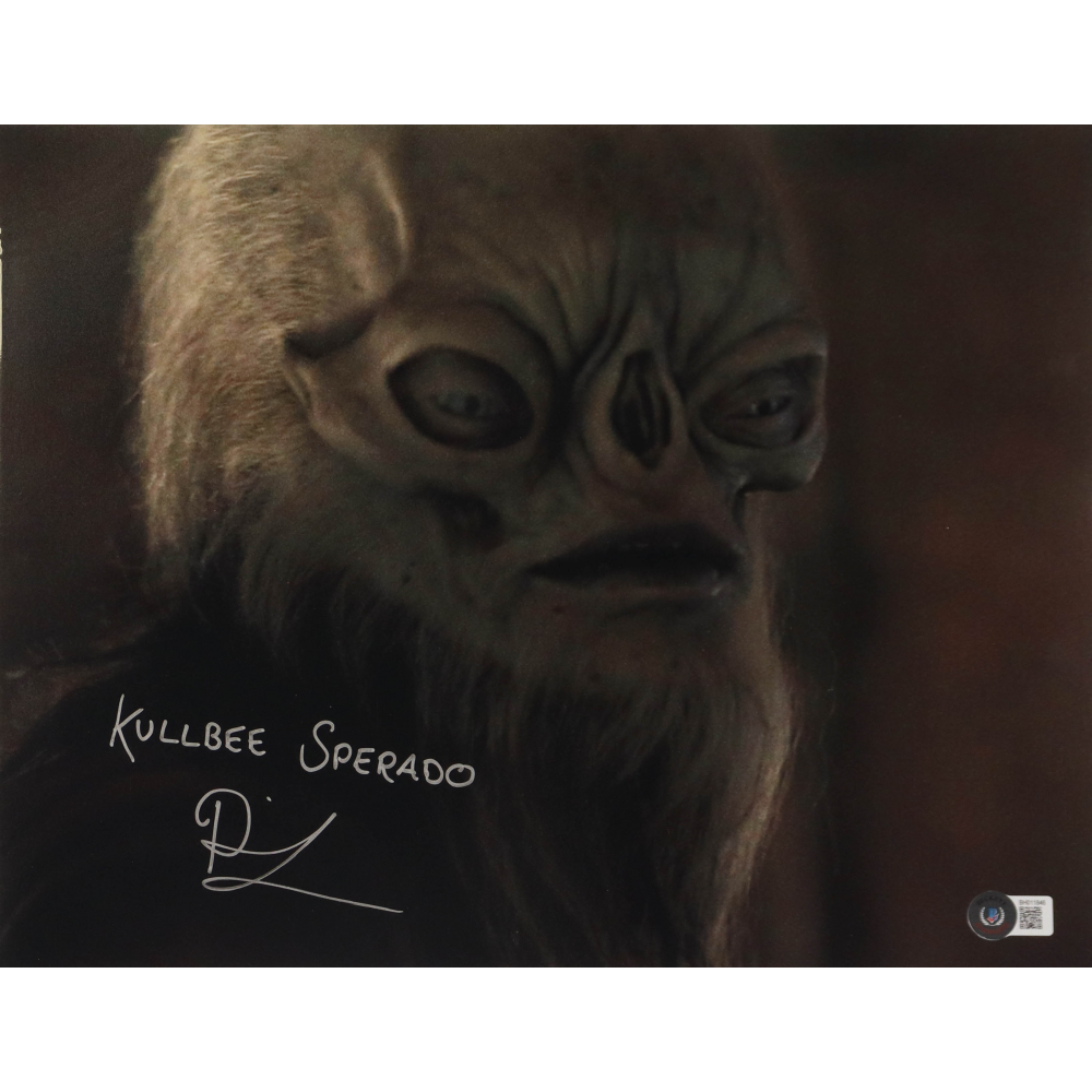 Robert Nairne Signed "Star Wars" 11x14 Photo Inscribed "Kullbee Sperado ...