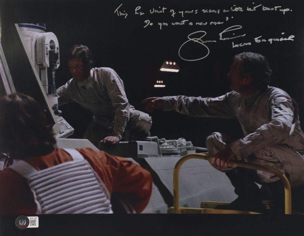 Shane Rimmer Signed "Star Wars" 11x14 Photo with Extensive Inscription ...
