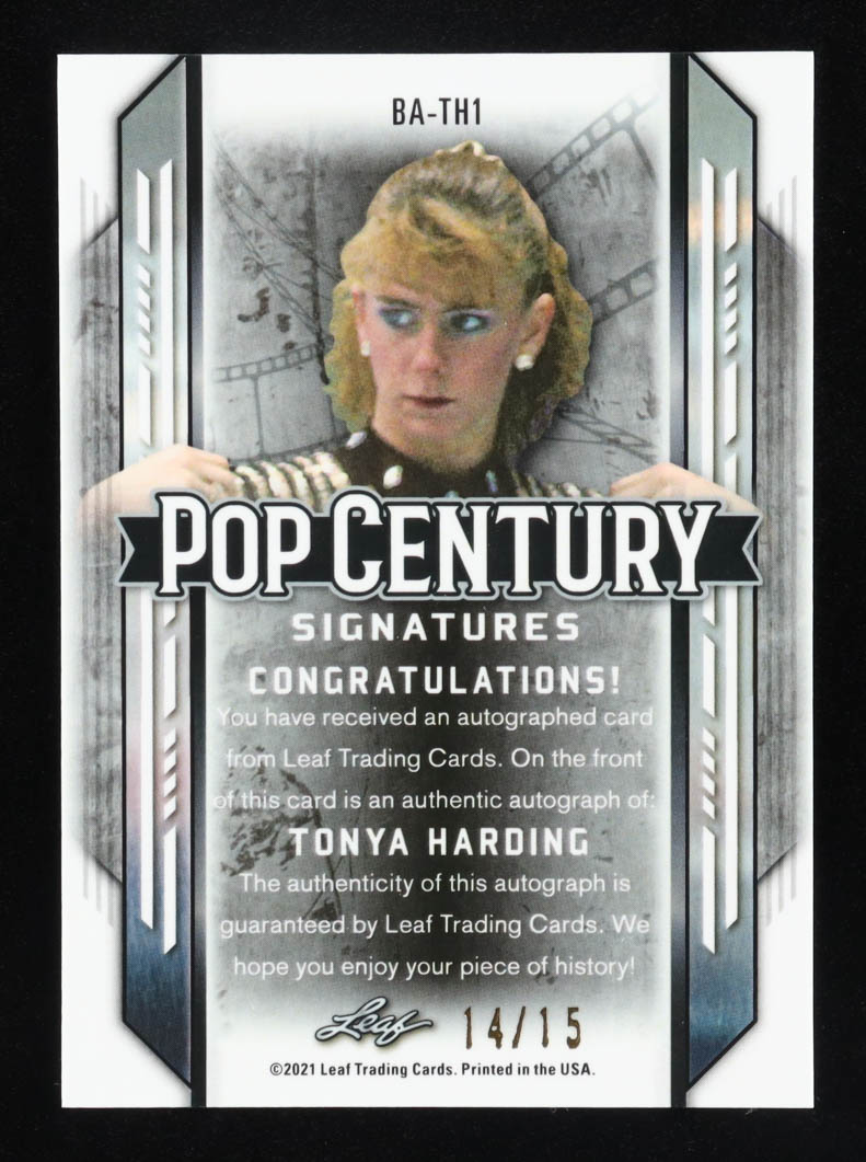 Tonya Harding 2021 Pop Century Metal Blue Autographs #BATH1 | Pristine ...