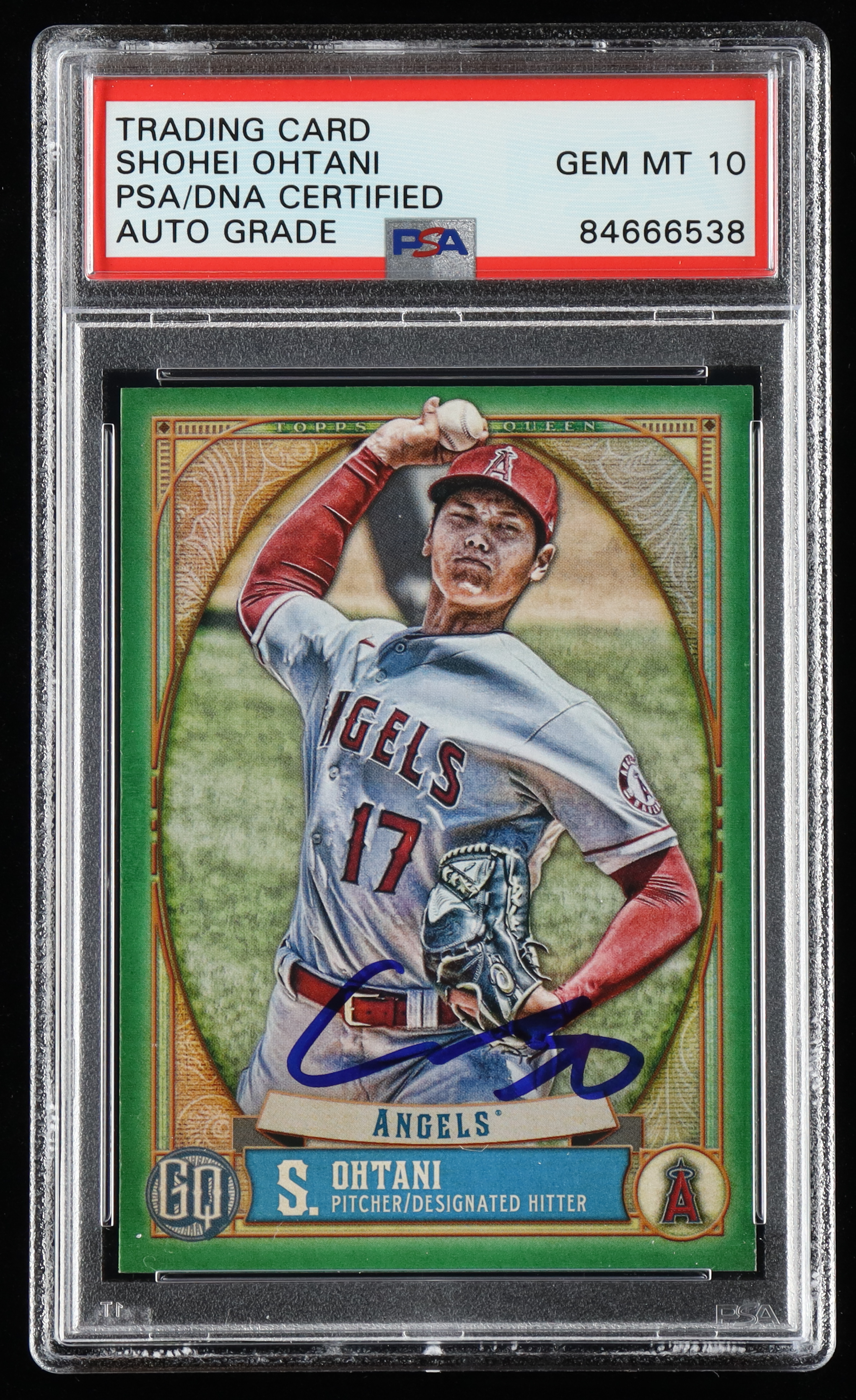Shohei Ohtani Signed 2021 Topps Gypsy Queen #47 (PSA) | Pristine Auction